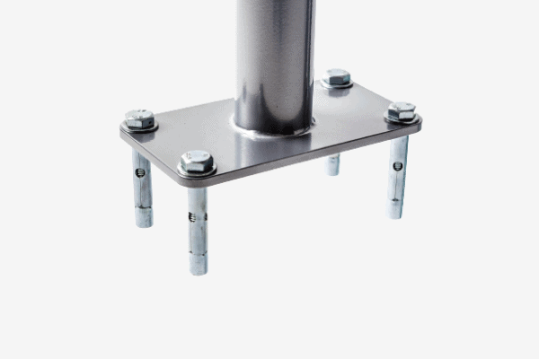 Height-adjustable floor-mounted double ballet barre Giselle-Fix