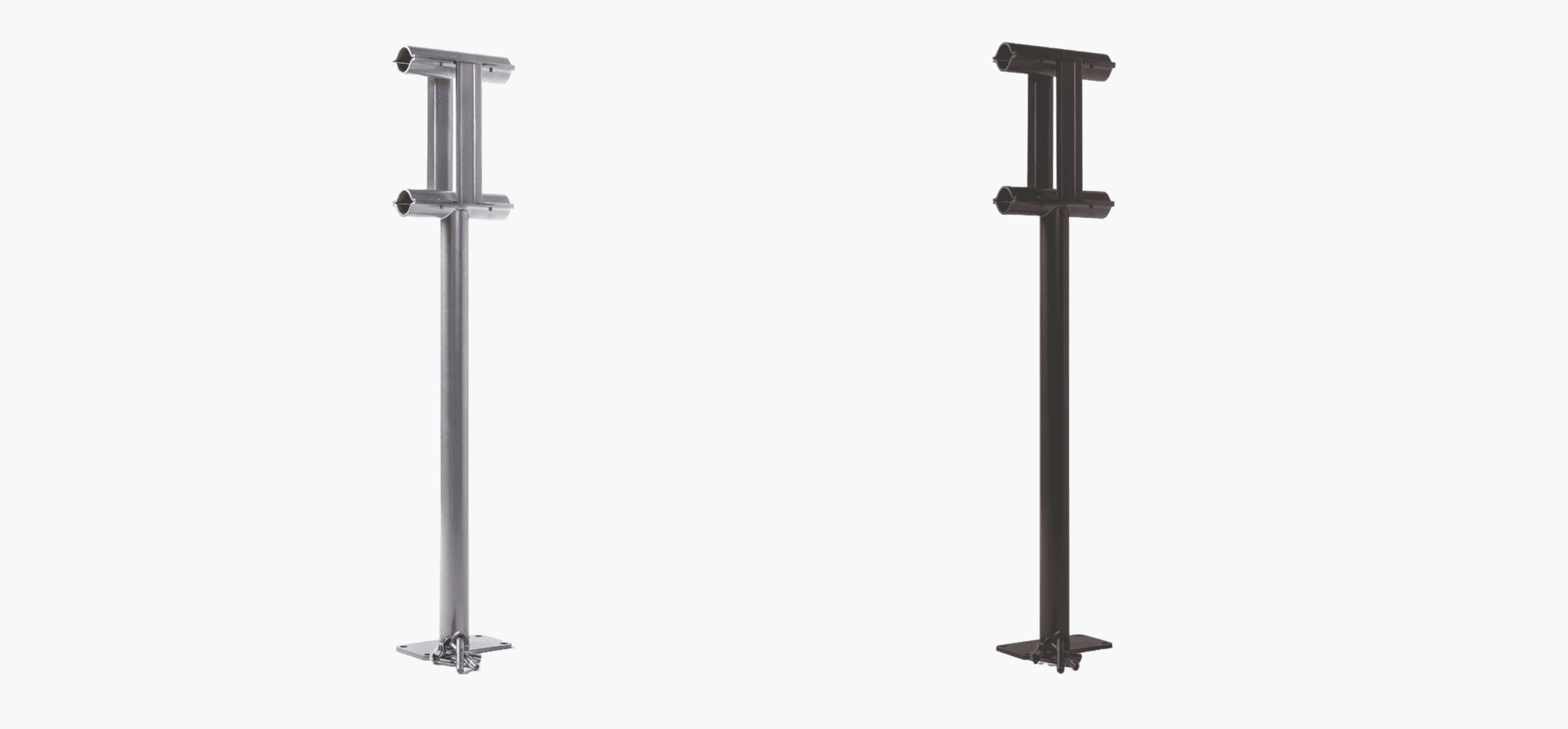 Floor-mounted double ballet barre Pina-Fix | Dinamica Ballet