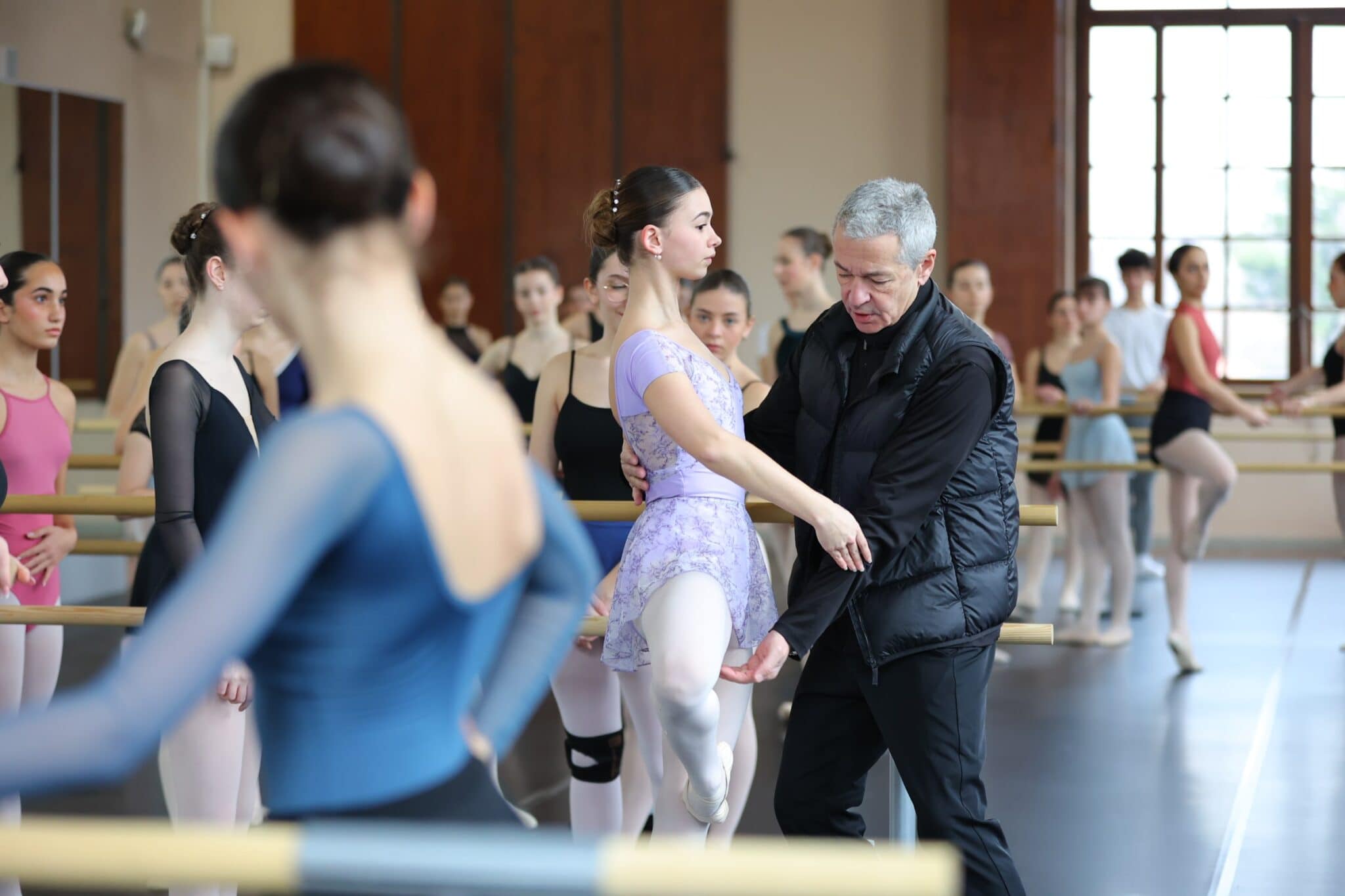 Nuestras barras en las masterclass de grandes figuras de la danza